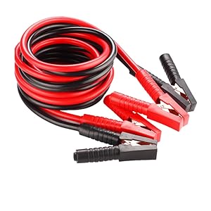 Amazon | 雑貨の国のアリス ブースターケーブル 5m バッテリー上がり 車 12v 24v 対応 大型車 500A 収納袋 救護 緊急 カー用品 AS-e074 | ブースターケーブル ...