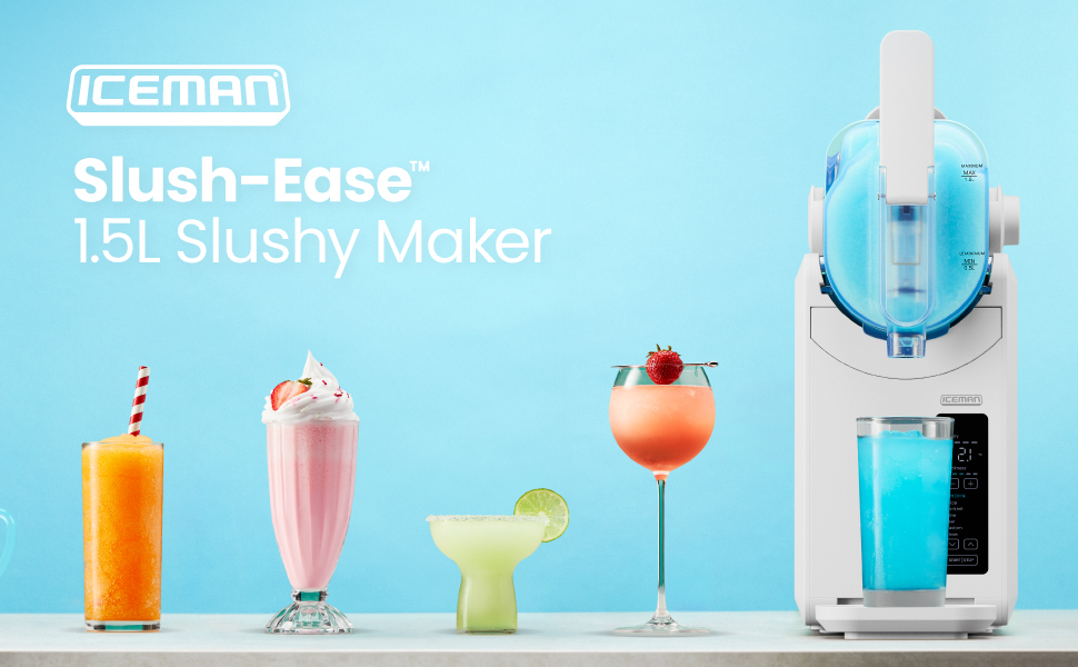Chefman Iceman Slush-Ease Slushie Machine - Frozen Drink Maker