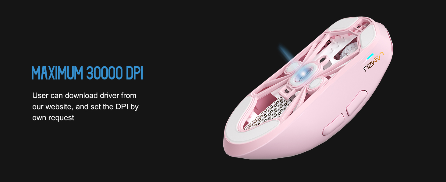 Amazon.com: Lamzu Maya X Wireless Gaming Mouse, Ultra Lightweight 47g, Optical Switch, Maximum ...