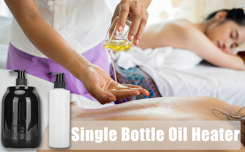 Amazon.com: Massage Oil Warmer Bottle, Professional Electric Lotion Warmer Dispenser Essential ...