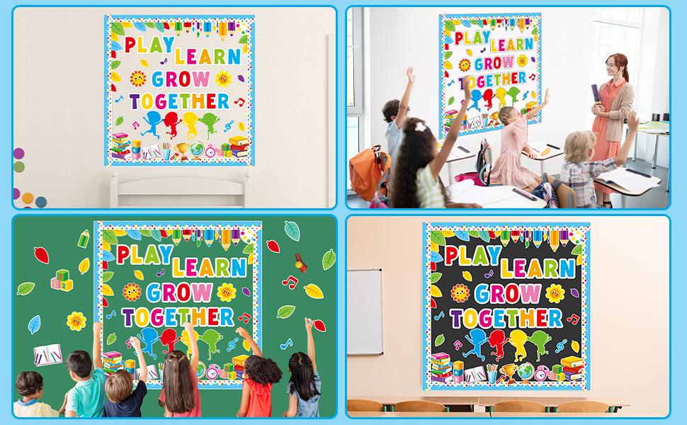 Amazon.com : ojustbeok Motivational Bulletin Board Classroom ...