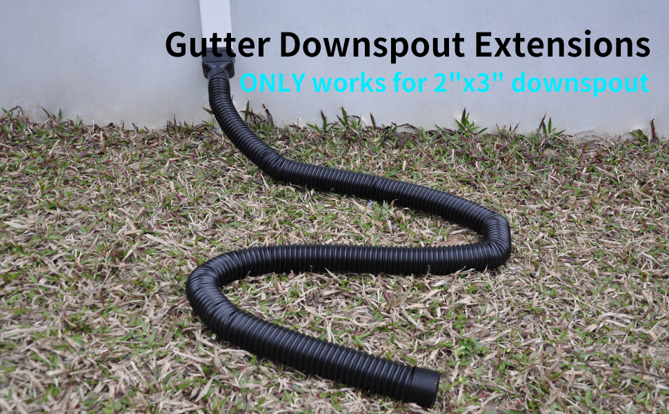 Amazon.com : Prestantious 2" Small Size 8.5ft Long Downspout Extender ...