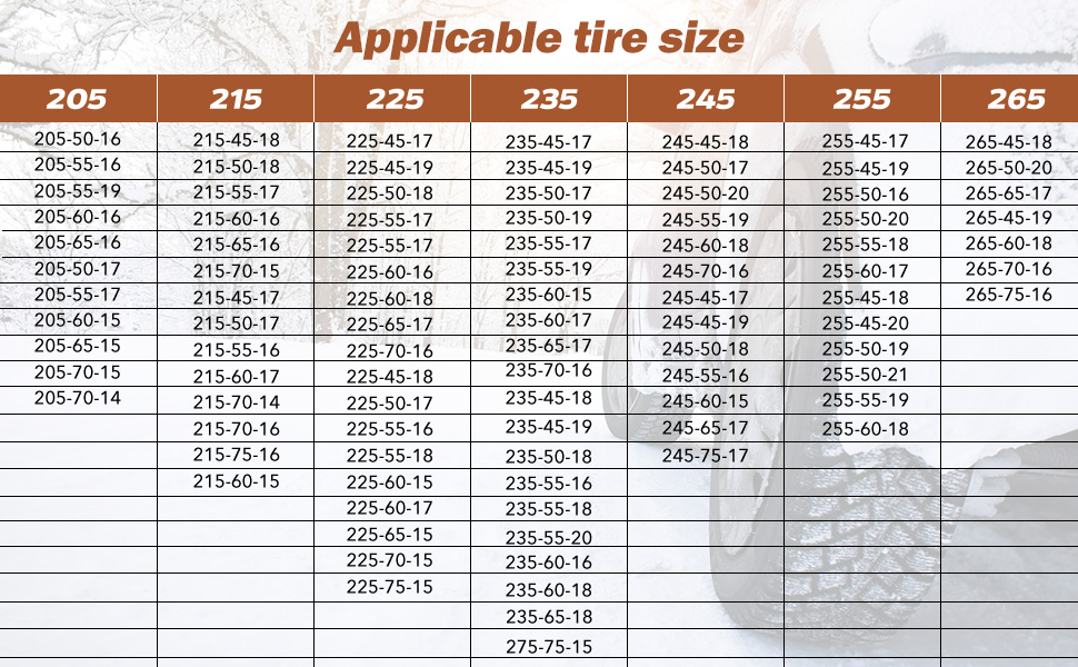 Amazon.com: QIYISS Snow Chains, Tire Chains for SUV Car Pickup Trucks, Universal Adjustable ...