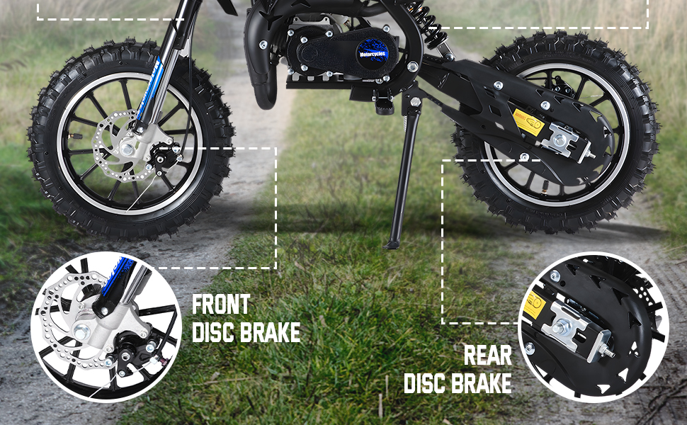 Amazon.com: 2025 Upgraded 49cc Kids Dirt Bike 2-Stroke - Mini Kids Dirtbike, Gas Dirt Bikes with ...