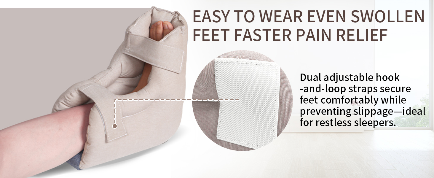 Amazon.com: EZ Assistive Heel Protector for Pressure Sores,Foot Pillow for Elderly/Bedridden ...