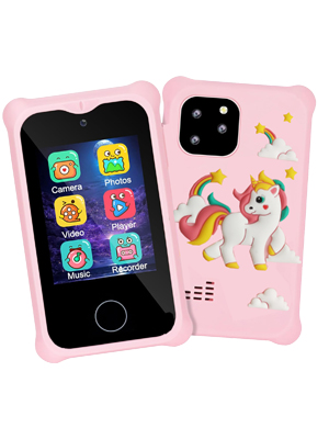 HJB VISSO Kids Smart Phone Toys for Girls Ages 3~7 with Dual Camera ...