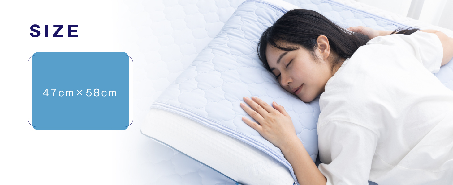 Amazon｜tobest 極涼 ひえとろ 冷感 枕パッド Q-MAX0.42 ムレを放出 吸湿放湿 防ダニ 抗菌防臭 やわらか ひんやり枕パッド 接触冷感 吸水速乾 洗える 夏用 約47cm ...