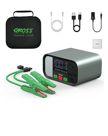Amazon.com: CAROSS T14 Jump Starter with Air Compressor, 2000A Peak 20000mAh, Green Jumper Cable ...