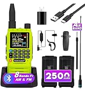 Amazon.com: (2nd Generation) TIDRADIO TD-H8 10W HighPower Ham Radio Handheld with APP Wireless ...