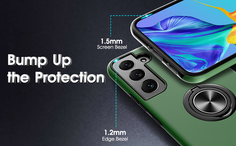 Amazon.com: Gritup for Samsung Galaxy S22+ Plus Case with HD Screen Protector, [Military Grade ...