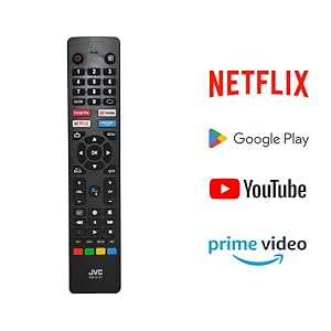 JVC 55 inch Smart TV, 4K UHD (Ultra High Definition) Edgeless Display, Smart Remote Control with ...