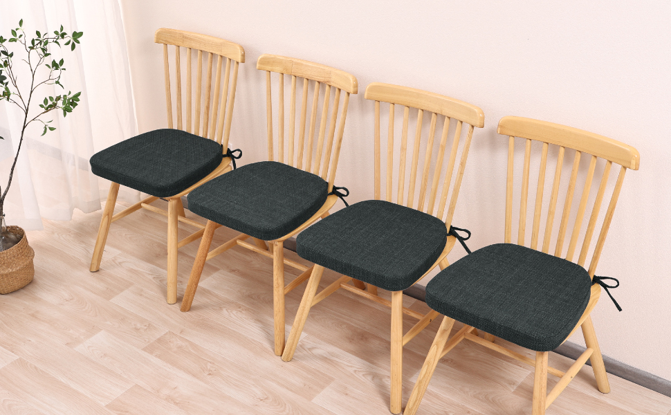 Amazon.co.jp: TanYoo 座布団 クッション 椅子用クッション ぷりぷり弾力性高反発 チェアパッド ダイニングチェアクッション 馬蹄型座布団 フロアクッション お尻が痛くなら ...