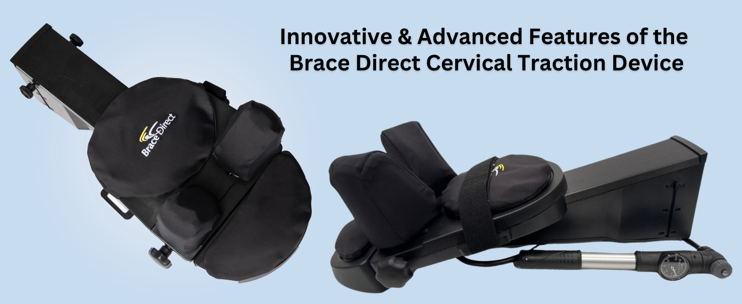 Amazon.com: Brace Direct Home Cervical Traction Device – TheraHab Portable Neck Traction Machine ...