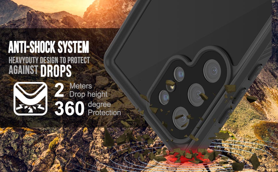 Amazon.com: Punkcase for Galaxy S24 Ultra Waterproof Case [StudStar Series] [Slim Fit] [IP68 ...