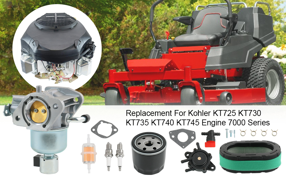 Amazon.com: 16-853-19S Carburetor Replacement For Kohler KT725 KT730 KT735 KT740 KT745, Include ...