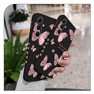 Amazon.com: LEECG for Samsung Galaxy A54 5G Case, Flowers Butterfly for Galaxy A54 Case, Anti ...