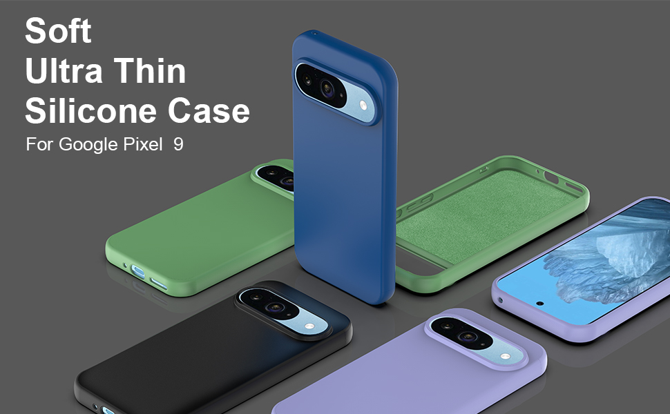 Amazon.com: Taneny Silicone Case for Google Pixel 9/Google Pixel 9 Pro, Durable and Stylish Drop ...