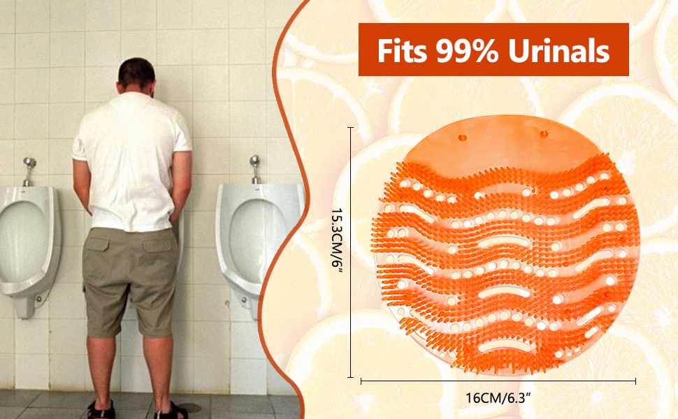 10 Packs Urinal Screens Deodorizer, Urinal Cake Anti-Splash&Odor Freshener – Ideal for Schools ...