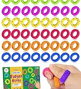 Amazon.com: Fidget Toys Kids Sensory Rings: Fidget Ring Sensory Toys for Kids with Autism ...