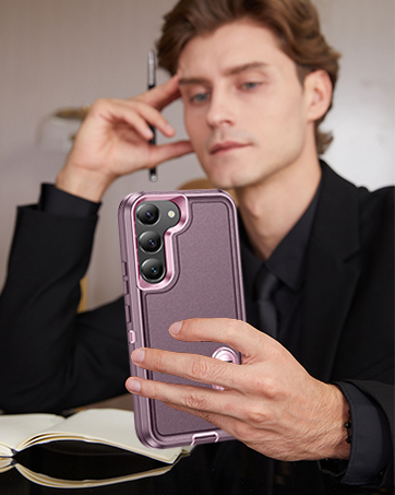 Amazon.com: BaHaHoues for Samsung Galaxy S23 Case, Samsung S23 Phone Case with Built in ...