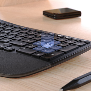 Amazon.com: NIXIUKOL Wireless Ergonomic Keyboard, Rechargeable Ergonomic Split Keyboard with ...