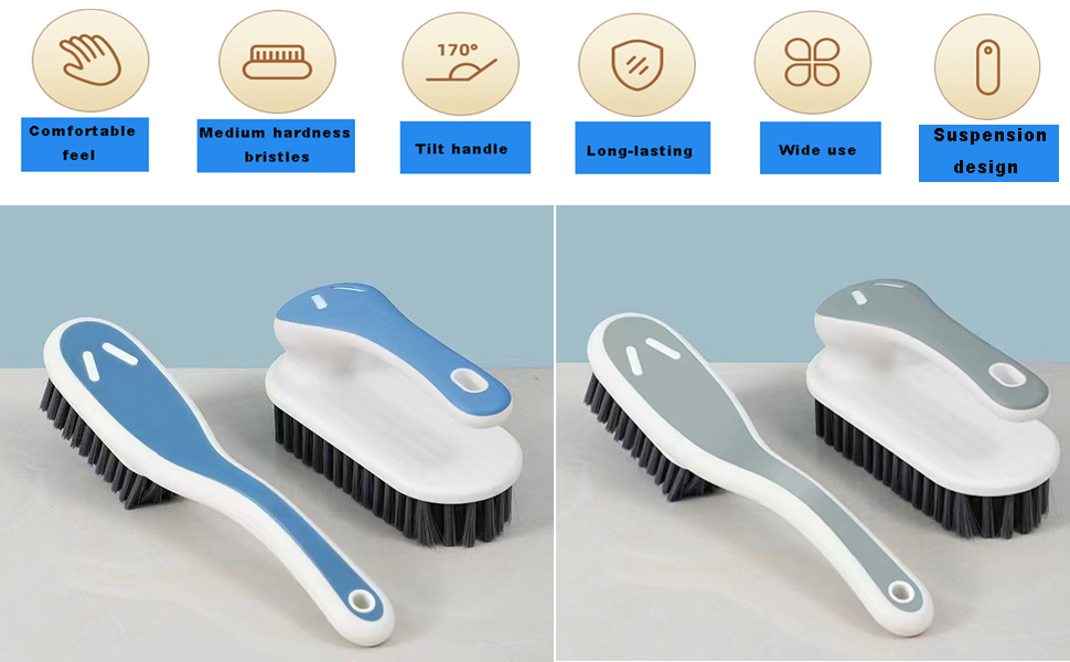 Amazon.com: Soft Bristle Scrub Cleaning Brush Stain Remover Brush ...