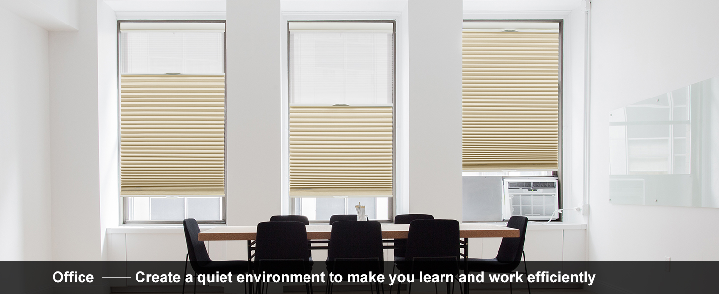 Persilux Custom Window Blinds Top Down Bottom Up Cellular Shades Cordless Blackout Room ...