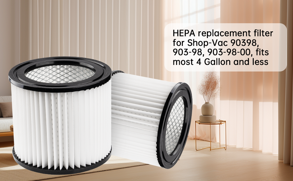 Amazon.com: 90398 Replacement Cartridge Filter for Shop-Vac 903-98 90398 9039800 903-98-00 ...
