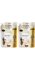 Amazon | IROKA フレアフレグランス 液体 柔軟剤 香水のように上質で透明感あふれる香り ネイキッドリリーの香り 1200ml 大容量×2個 Sanno.sterlingオリジナル ...