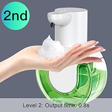 Amazon.com: GuDoQi Automatic Foaming Soap Dispenser, 4-Level Adjustable Foam Volume, 14.2oz ...