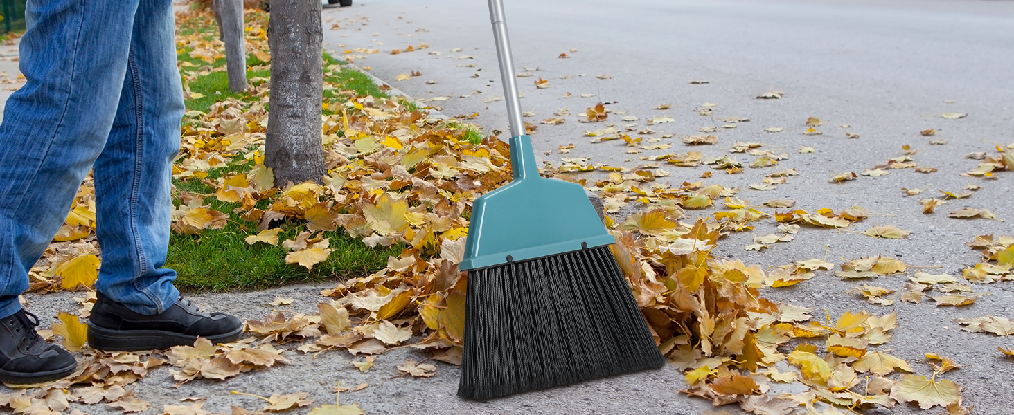 Amazon.com: SONCAL 58 Inch Heavy Duty Commercial Soft Bristle Broom ...