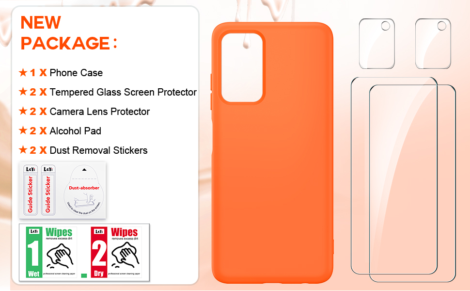 Amazon.com: LeYi for Samsung Galaxy AO3S Phone Case: A03S Case with [2 Pack] Tempered Glass ...