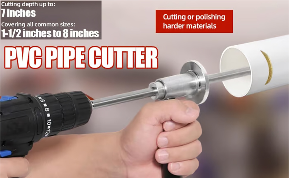 Inside Pipe Cutter for Pvc Pipe,Steel Pipe Cutter with Diamond Grit Cutting Wheel and Handle ...