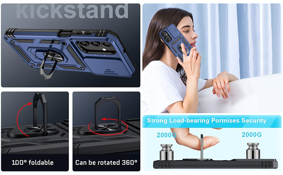 Amazon.com: KEYUJIE for Galaxy S25 Plus Case with Slide Camera Cover HD Screen Protector ...