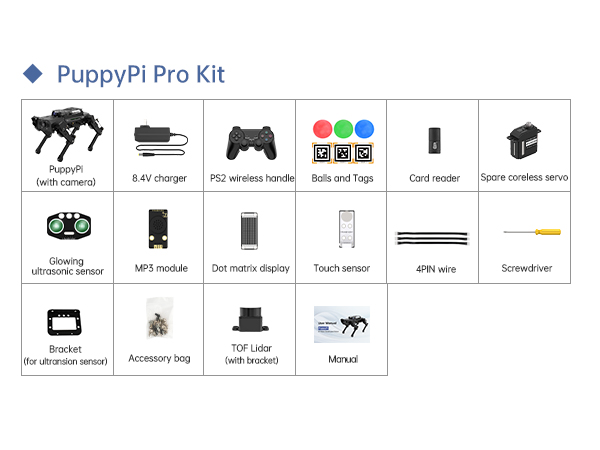 Mua Hiwonder Quadruped Robot Bionic Robot Dog with TOF Lidar SLAM ...
