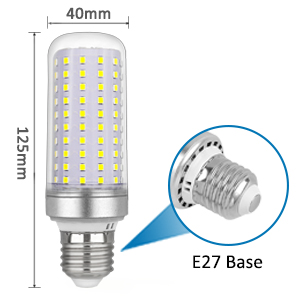 E27 Maiskolben LED Glühbirne 20W, AC175-265V, 2200lm Warmweiß 3000K, Nicht Dimmbar, Entspricht ...