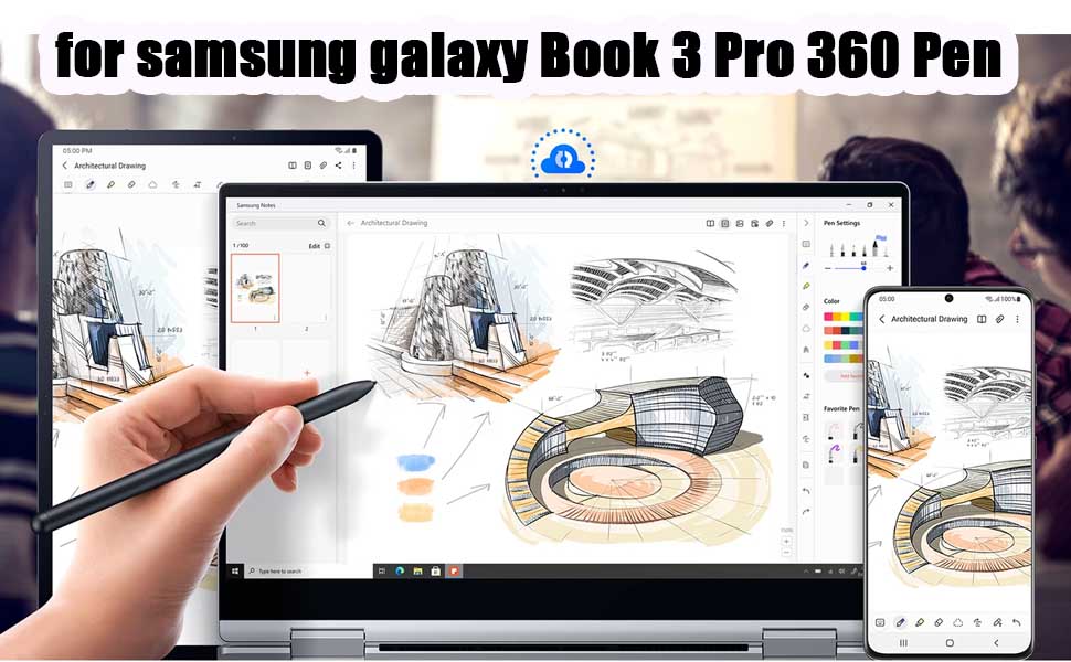 Amazon.com: Galaxy Book 3 Pro 360 Pen for Samsung Galaxy Book Pro 3 360 S Pen for Samsung Galaxy ...