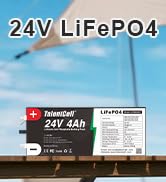 Amazon.com: Talentcell 24V 6Ah LiFePO4 Battery Pack LF8011, 25.6V 153.6Wh Deep Cycle ...