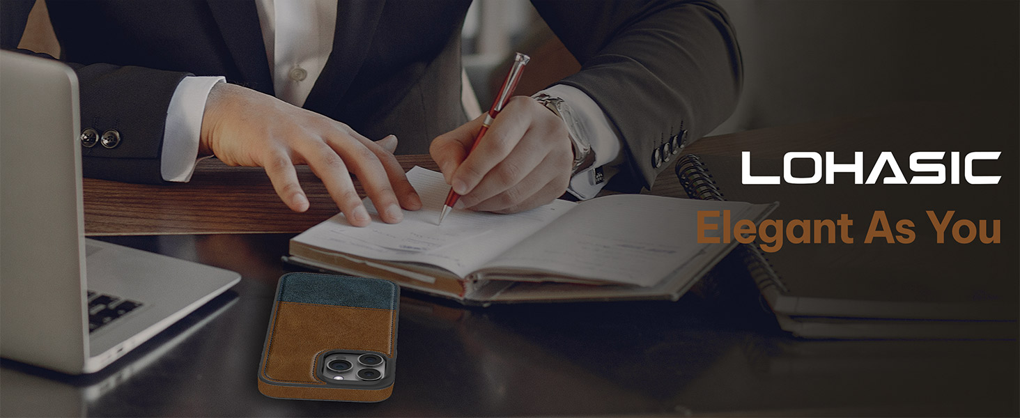 Amazon.com: LOHASIC for iPhone 15 Pro Case Leather Compatible with Magsafe,Elegant Soft Color ...