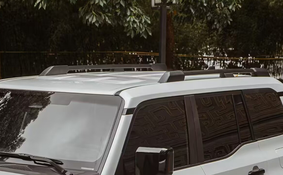 Amazon.com: HIGH FLYING for Toyota Land Cruiser Prado LC250 Car Accessories Roof Rack Rails ...