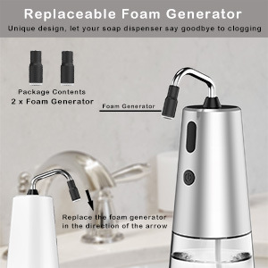 Amazon.com: FAIBAEELLY Automatic Foaming Soap Dispenser, Touchless Foam Hand Soap Dispenser with ...