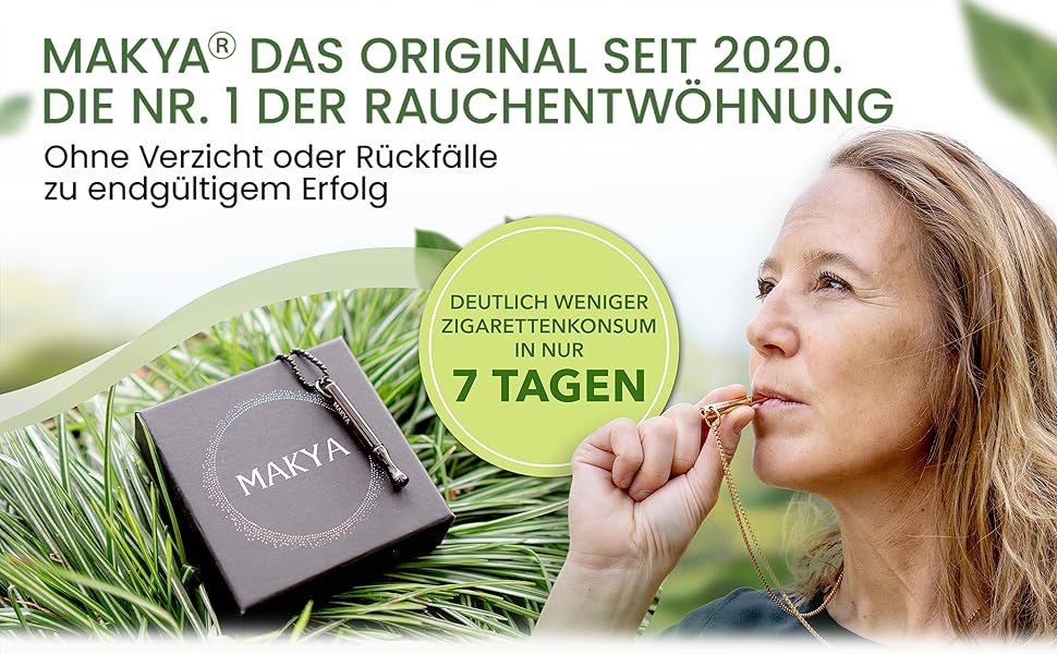 Makya V2 – Rauchentwöhnung Hilfsmittel – MEHR WIDERSTAND – Nikotinfrei & chemikalienfrei ...