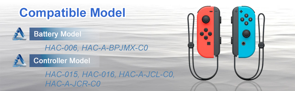 Amazon.com: oliadeo HAC-006 Battery for Switch Joycon Controller: Replacement Compatible with ...