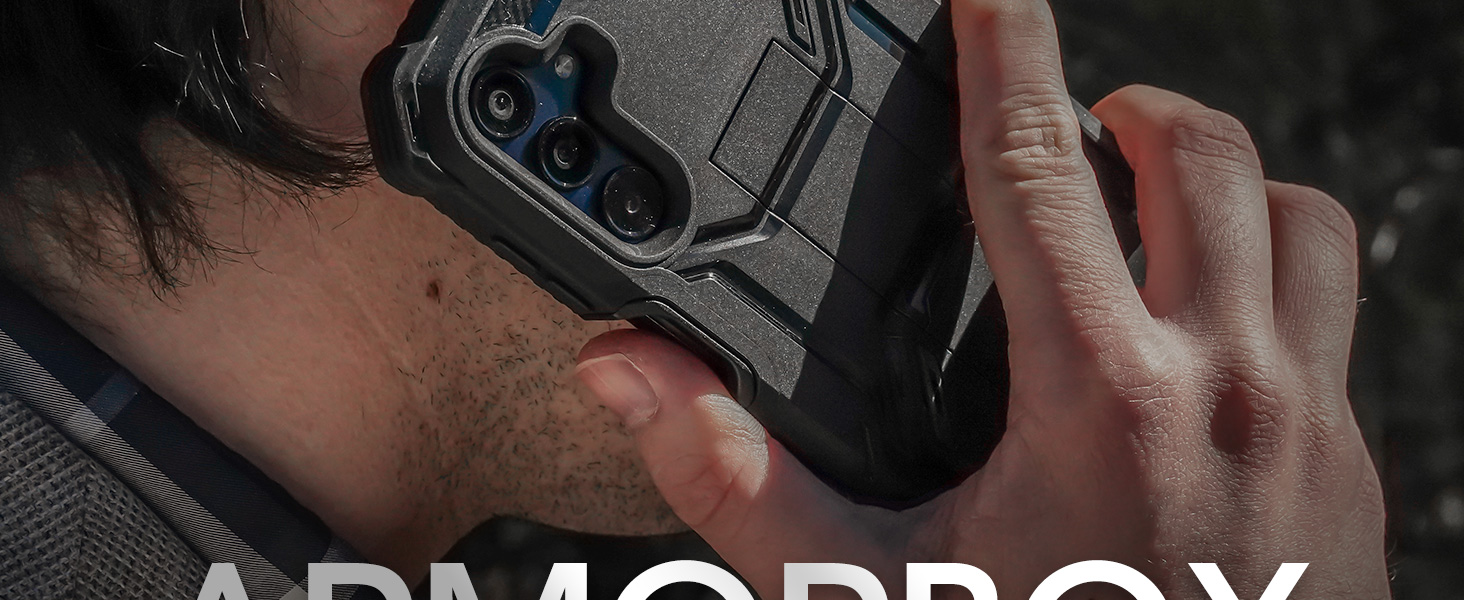 Amazon.com: i-Blason Armorbox for Samsung Galaxy A15 5G Case with Kickstand & Belt Clip, Full ...