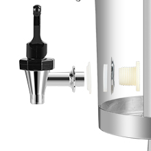 Amazon.com | JopaihoVie 4.4 Gallon Drink Dispenser – Iced Drink Dispenser with Ice Core for ...