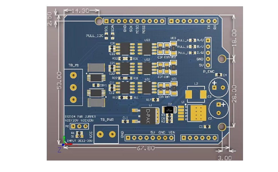 1PCS SimpleFOC Shield SimpleFOC BLDC Motor Controller for FOC BLDC ...