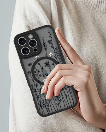 Amazon.com: BITOBE Floral Case for iPhone 15 Pro Max [Compatible with MagSafe] Cute Flower ...