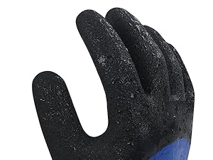 Kebada T2 Waterproof Winter Work Gloves for Men and Women - Thermal Insulated Freezer Gloves for ...
