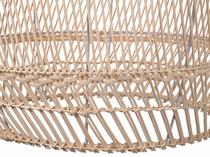 Arturesthome Boho Wicker Chandelier, Rustic Rattan Basket Pendant Light ...