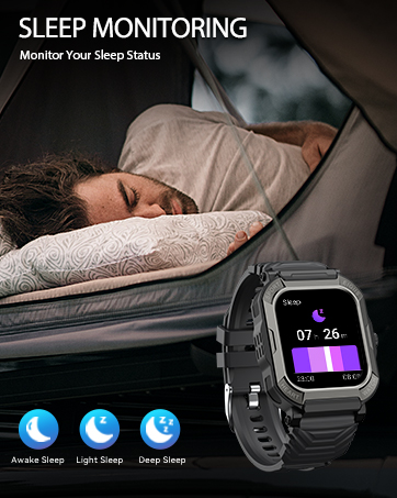 Amazon.com: Military Smart Watches for Men with Bluetooth Call (Answer/Make Call) 1.91'' Rugged ...